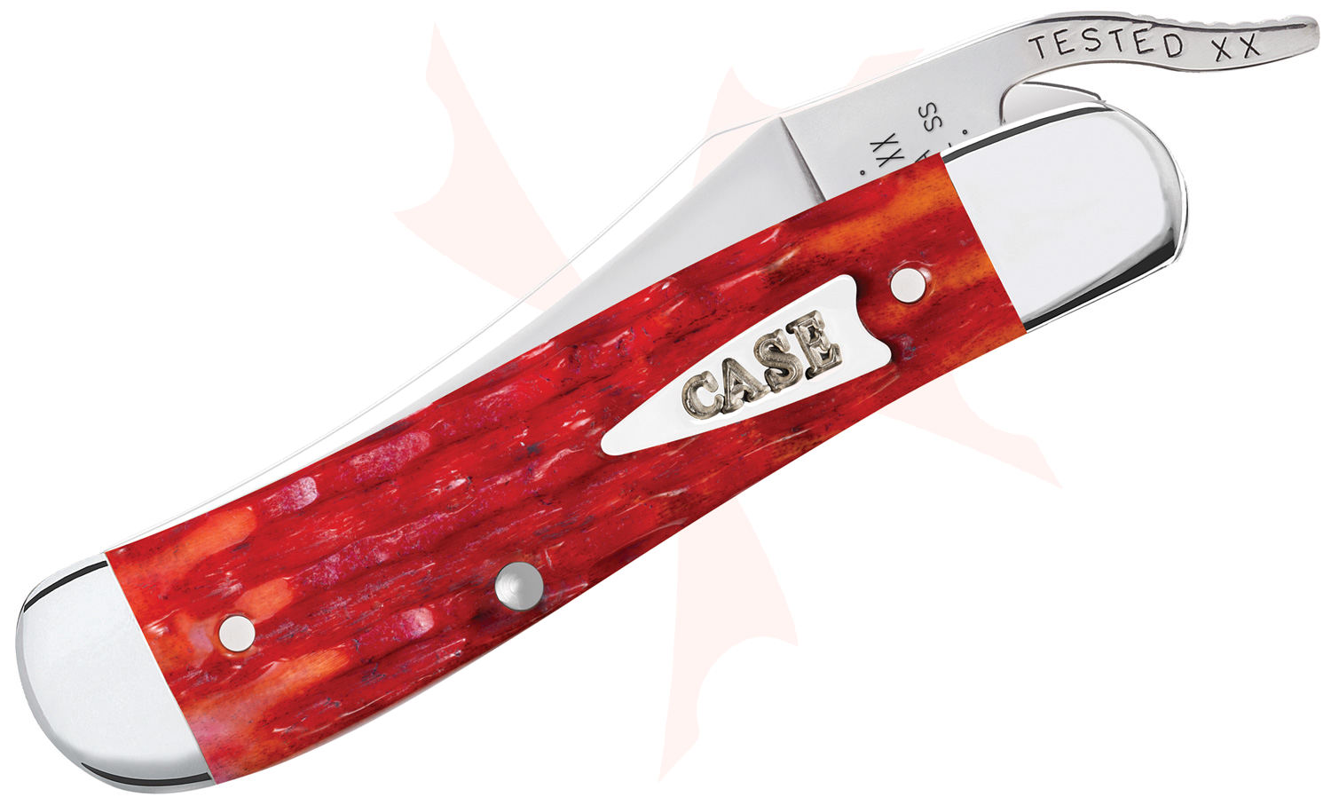 Case Kinfolks Jig Indian Paint Brush Bone RussLock Pocket Knife 4.13 ...