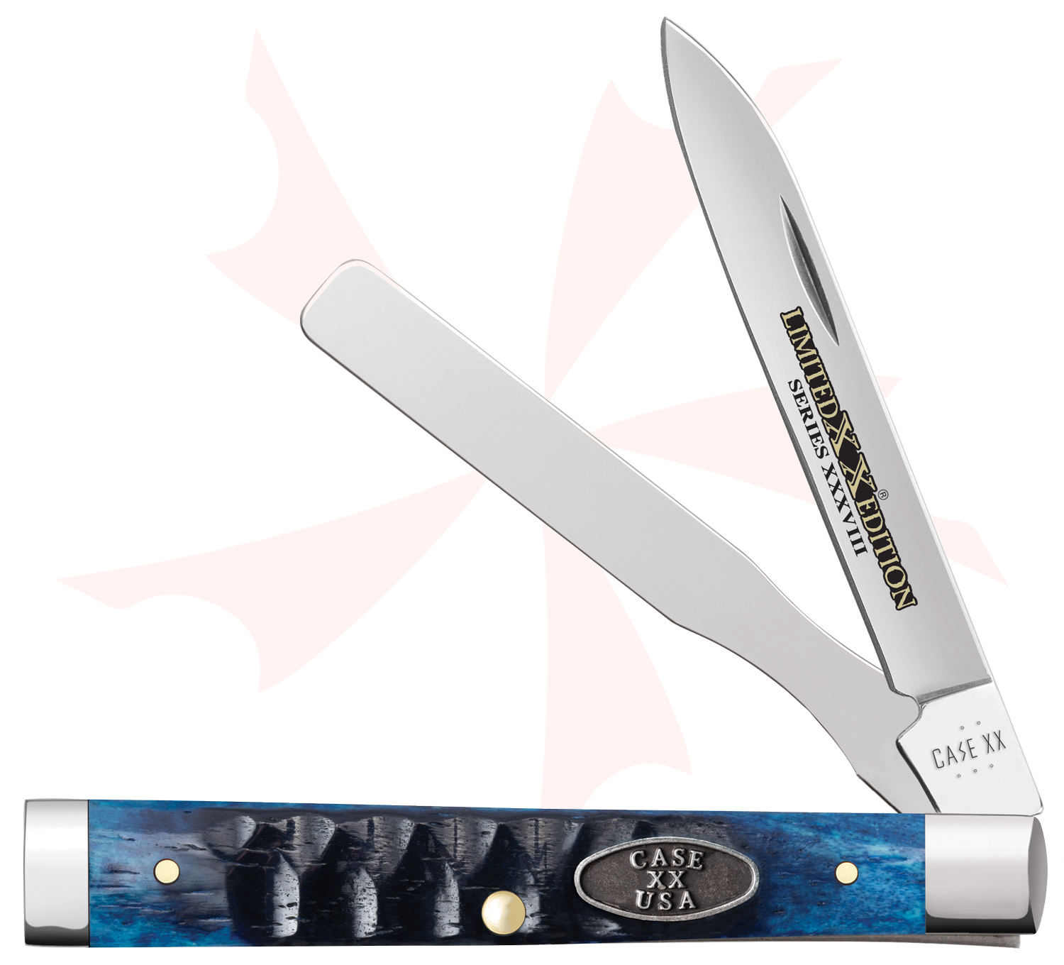 Case Limited XX Edition Gator Jig Ocean Blue Bone Baby Doc Pocket Knife ...