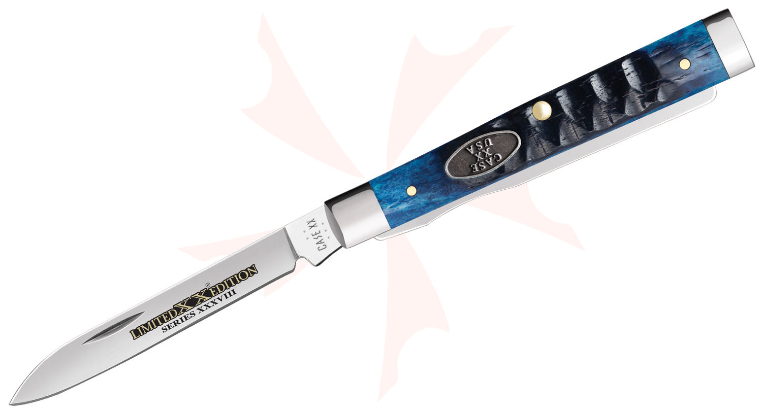 Case Limited XX Edition Gator Jig Ocean Blue Bone Baby Doc Pocket Knife ...