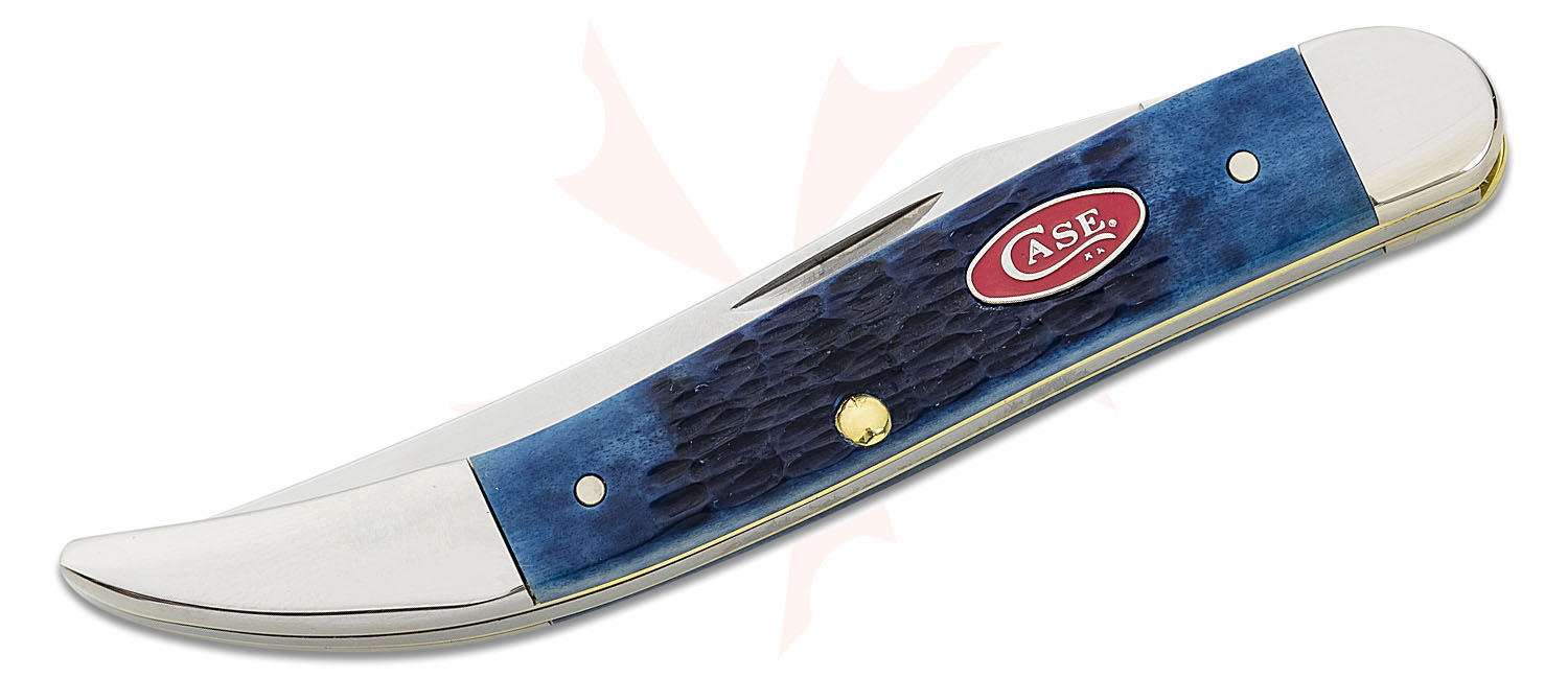 Case Rogers Jig Navy Blue Bone Medium Texas Toothpick 4.25" Closed ...