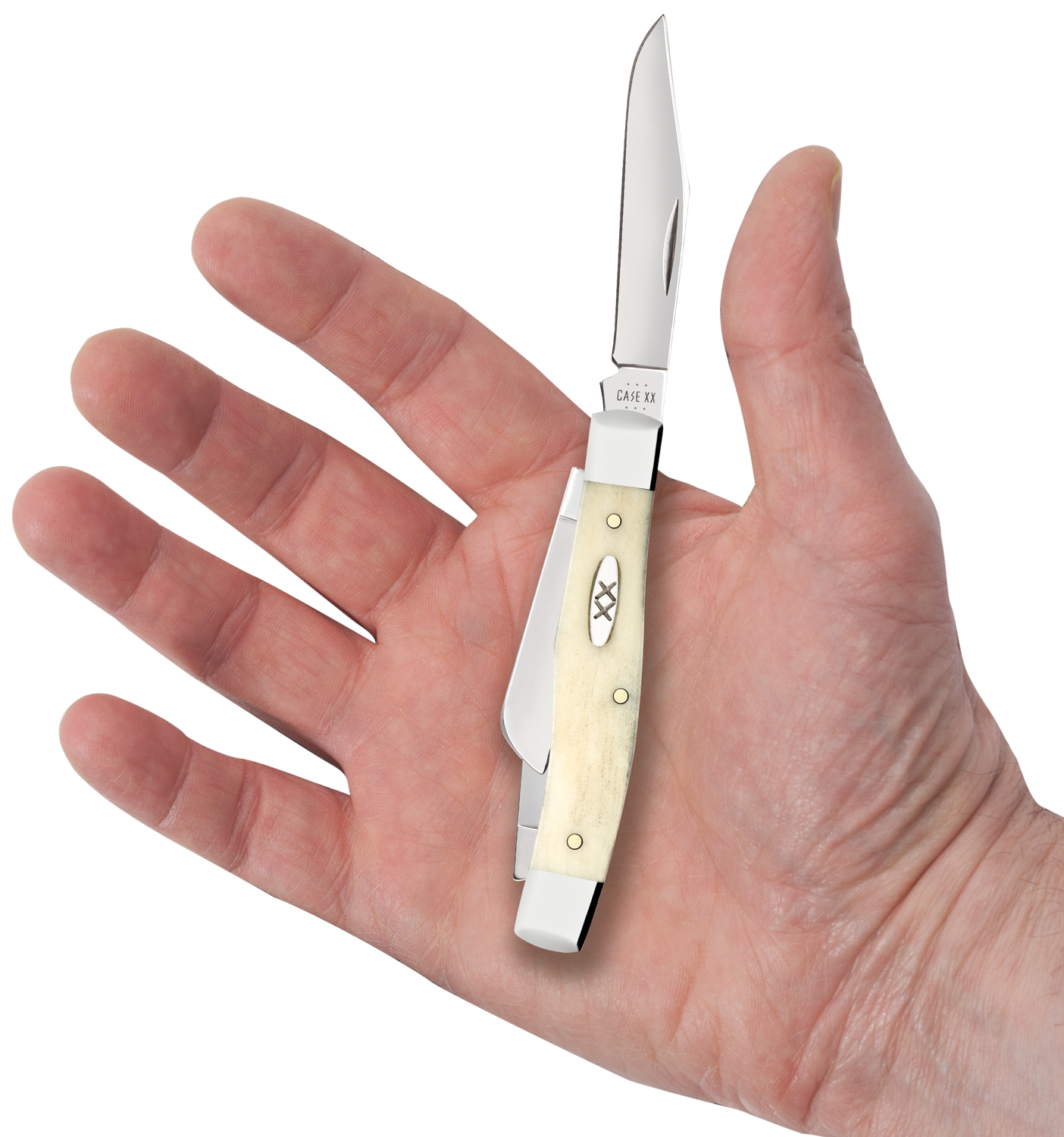 Case Smooth Natural Bone Medium Stockman 3.63" Closed (63032 SS ...