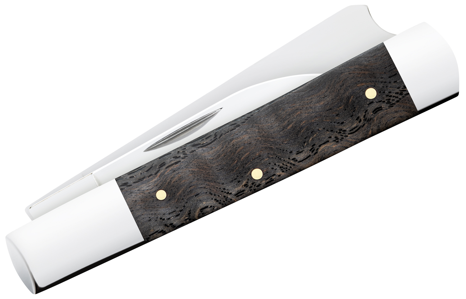 Case Smooth Black Curly Oak Razor Pocket Knife 3.88" Closed (72005RAZ ...
