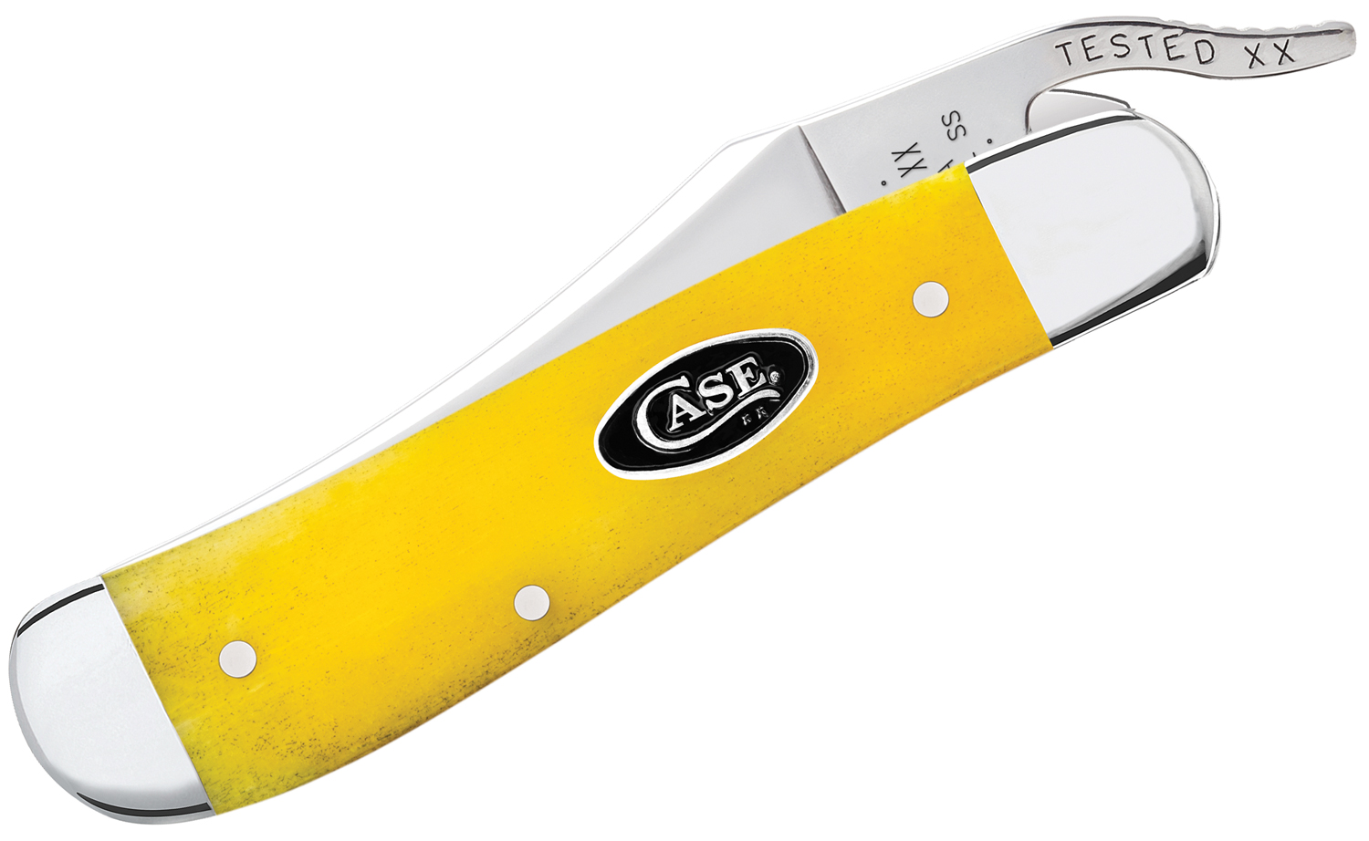 Case Smooth Yellow Bone RussLock 4.13" Closed (61953L SS) - KnifeCenter ...