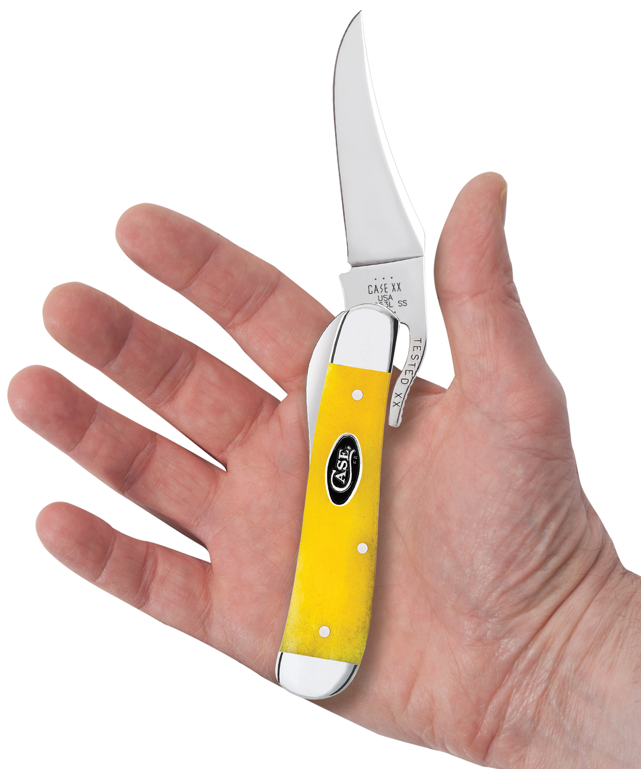 Case Smooth Yellow Bone RussLock 4.13" Closed (61953L SS) - KnifeCenter ...
