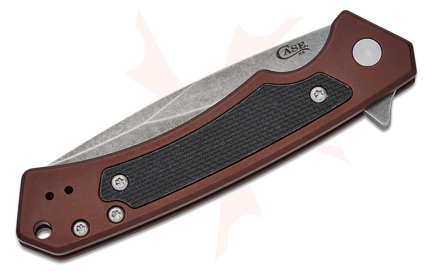 Case Marilla Flipper Knife 3.4" CPM-S35VN Stonewashed Drop Point Blade ...