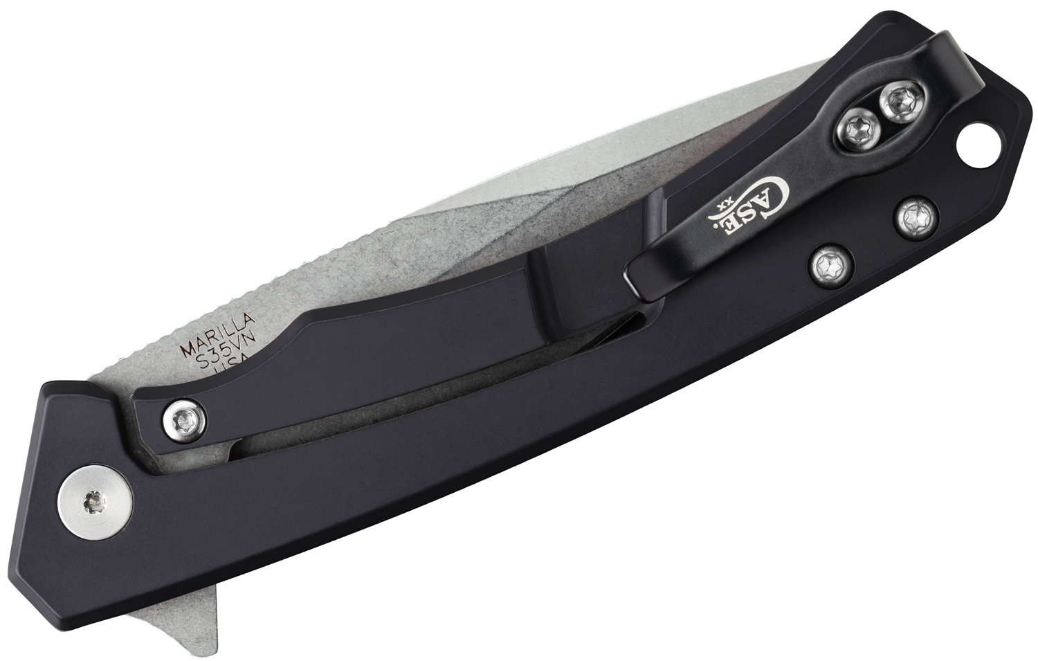 Case Marilla Flipper Knife 3.4" CPM-S35VN Stonewashed Drop Point Blade ...