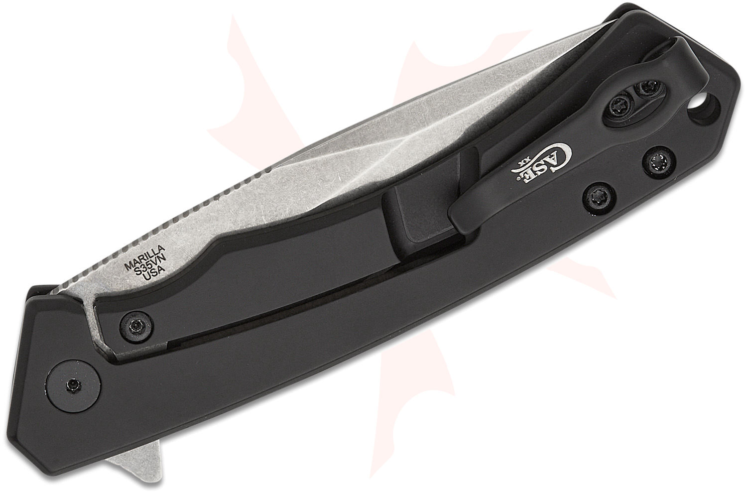 Case Marilla Flipper Knife 3.4" CPM-S35VN Stonewashed Drop Point Blade ...