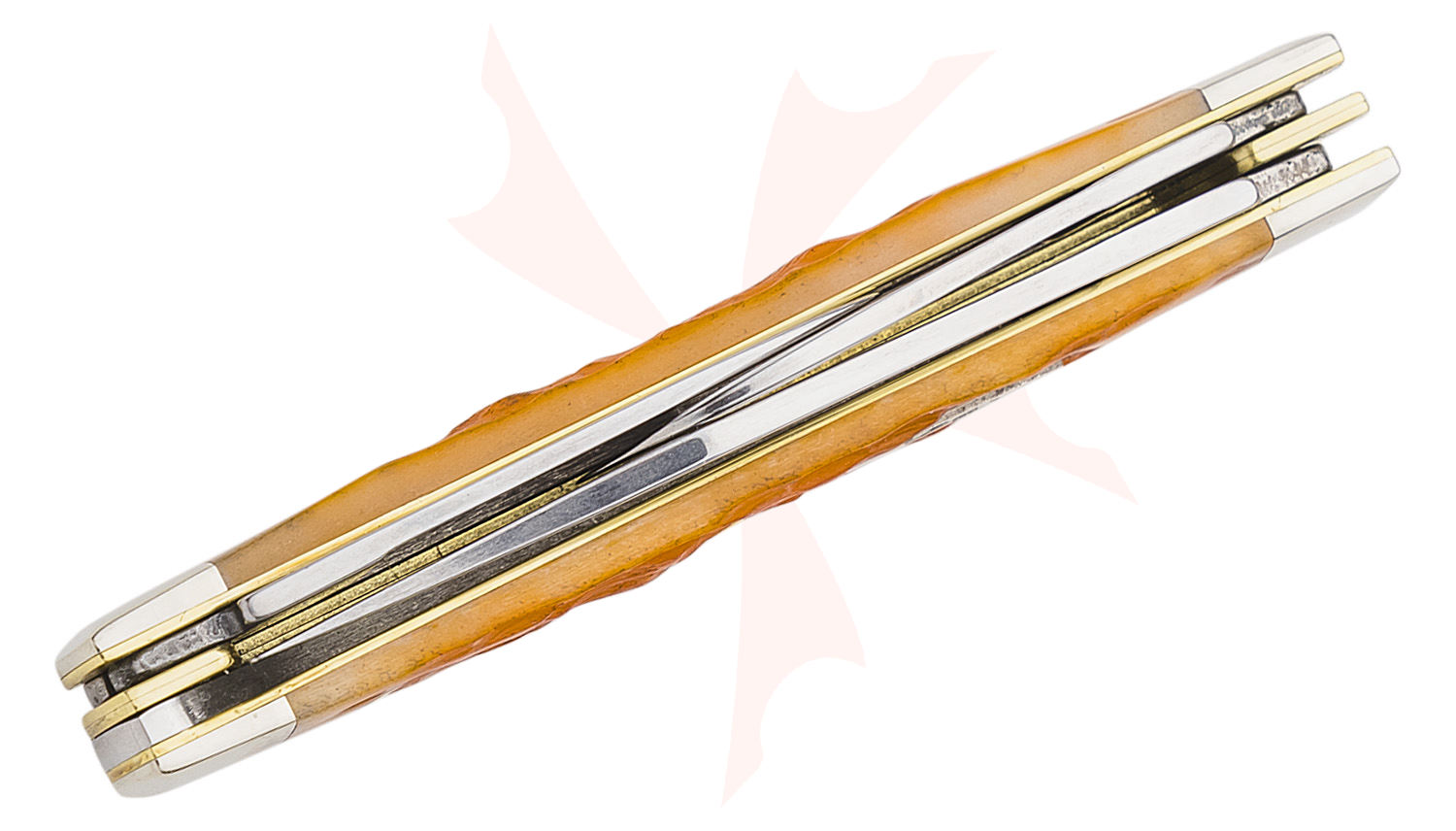 Case Peach Seed Jig Persimmon Orange Bone Medium Stockman 3.25" Closed ...