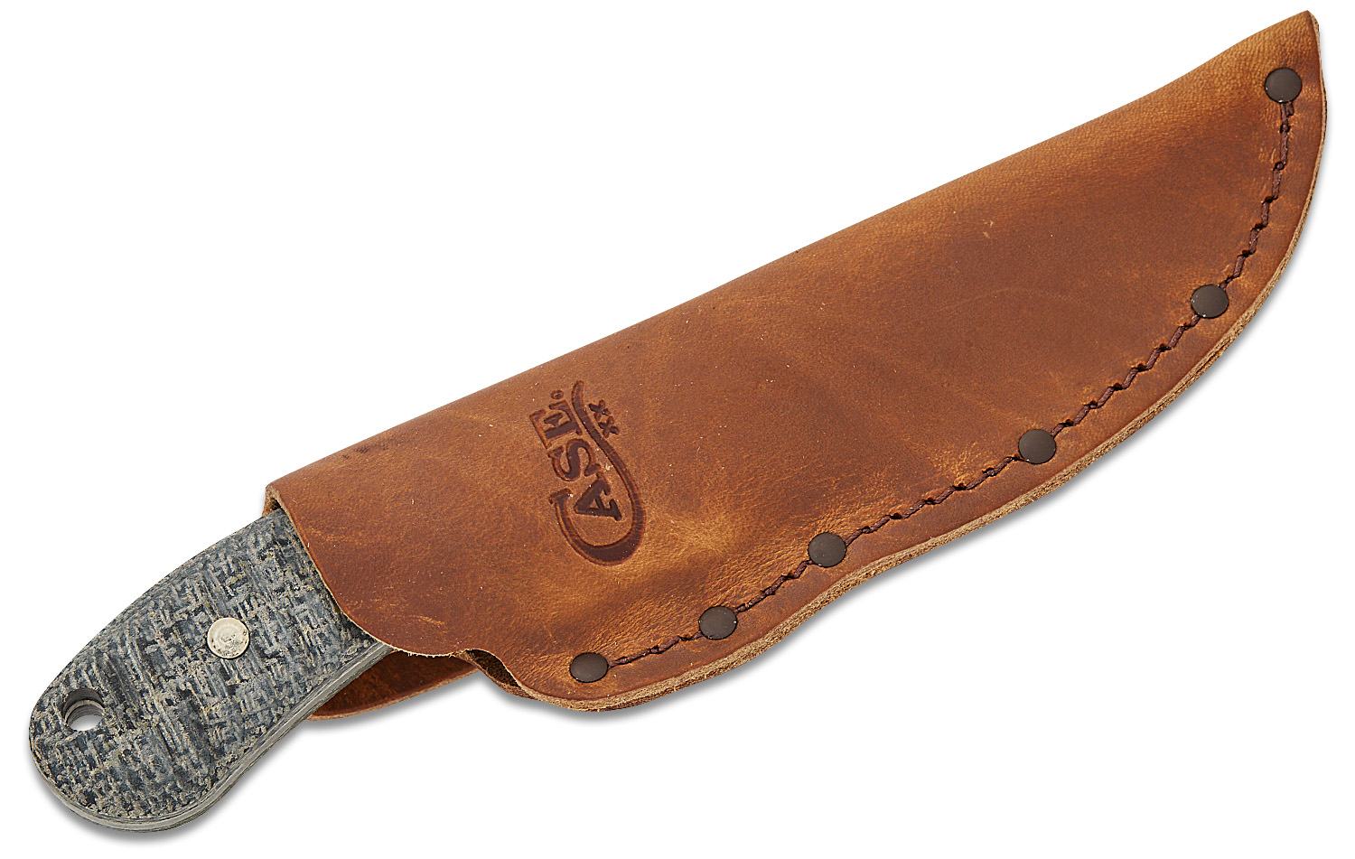 Case Ridgeback Hunter Fixed Blade Knife 4.1" Stonewashed Skinner Blade ...