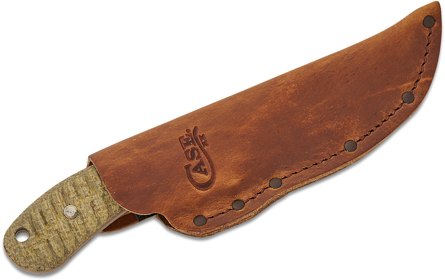 Case Ridgeback Hunter Fixed Blade Knife 4.13" Stonewashed Skinner Blade ...