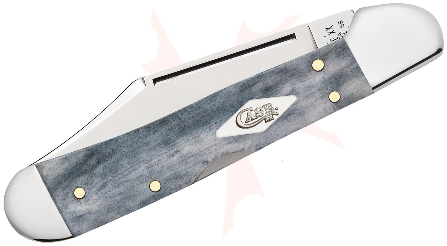 Case Smooth Gray Bone Mini CopperLock Pocket Knife 3.63" Closed (61749L ...