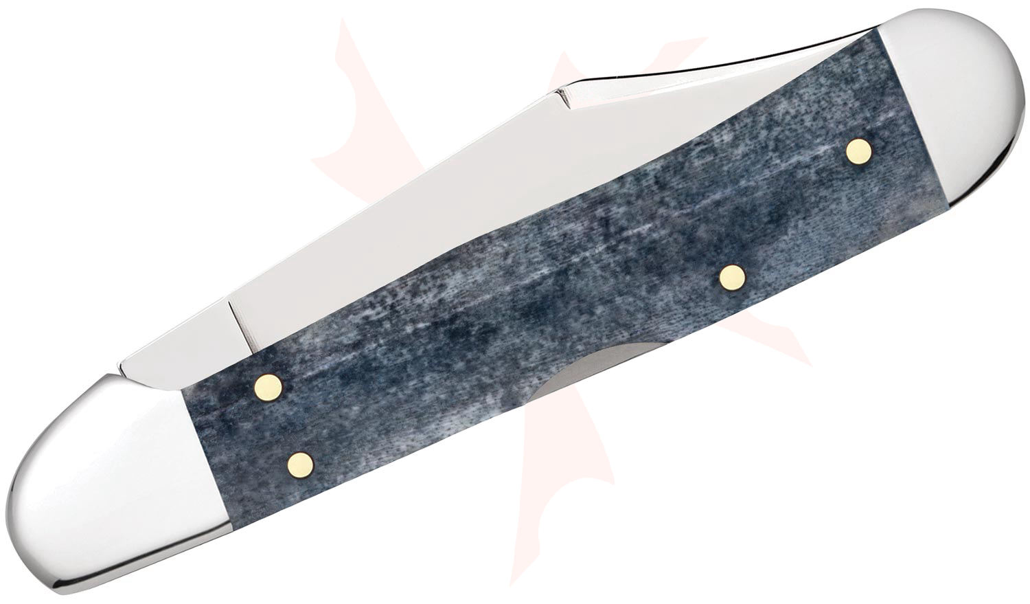 Case Smooth Gray Bone Mini CopperLock Pocket Knife 3.63" Closed (61749L ...