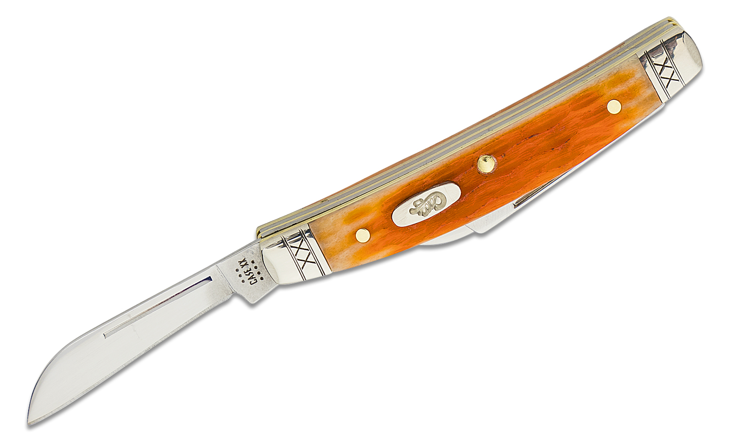 Case Crandall Jig Cayenne Bone 4-Blade Congress 3.13" Closed (6468 SS ...