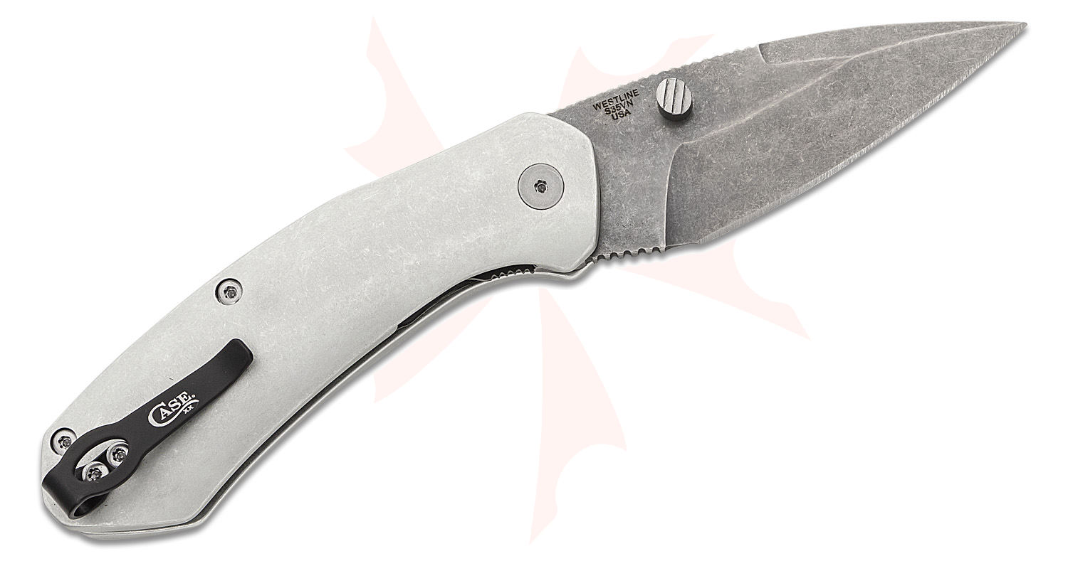 Case Westline Assisted Folding Knife 3.19" CPM-S35VN Stonewashed ...