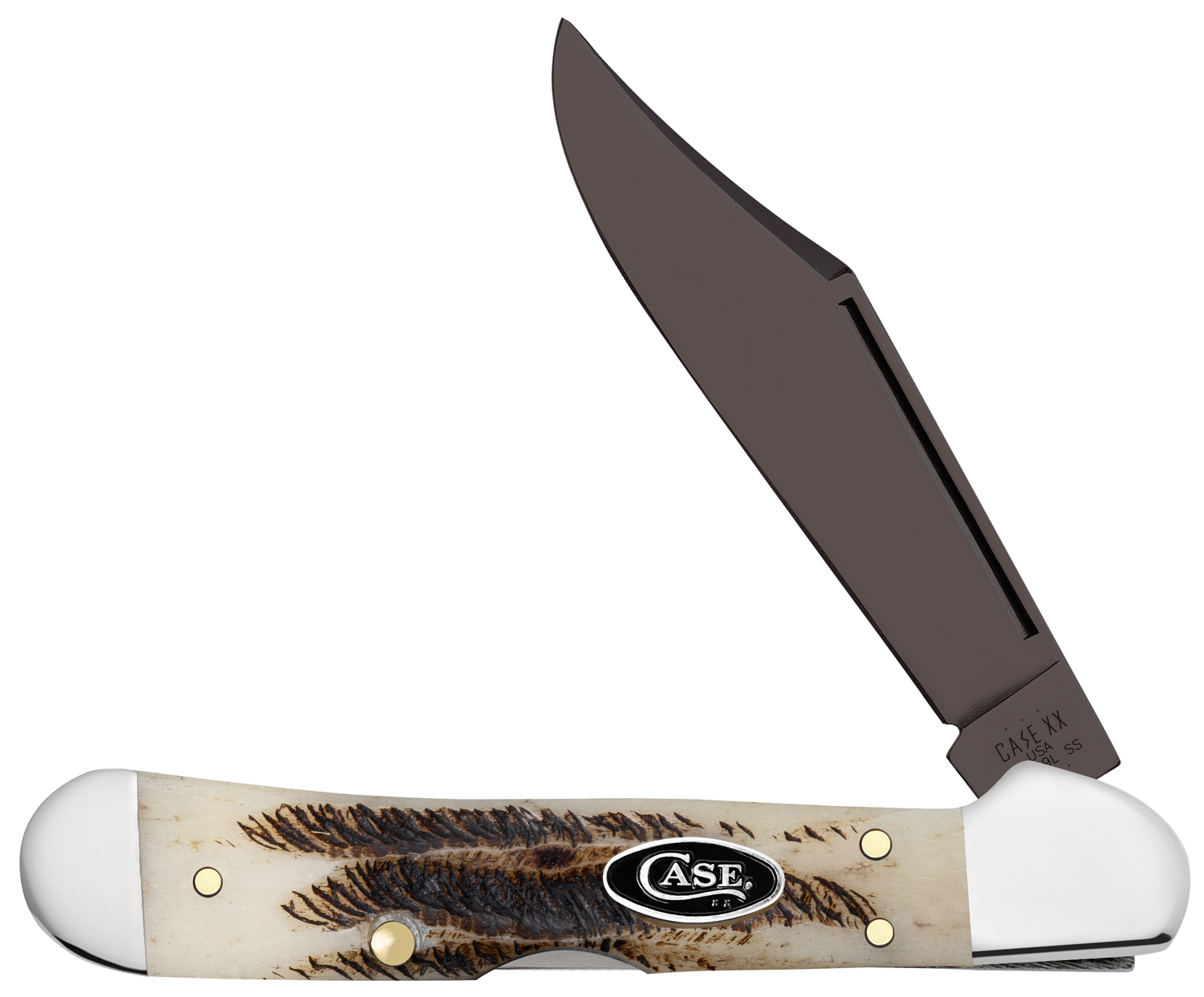 Case Vintage Bone Mini CopperLock Pocket Knife 3.63" Closed (V61749L SS ...