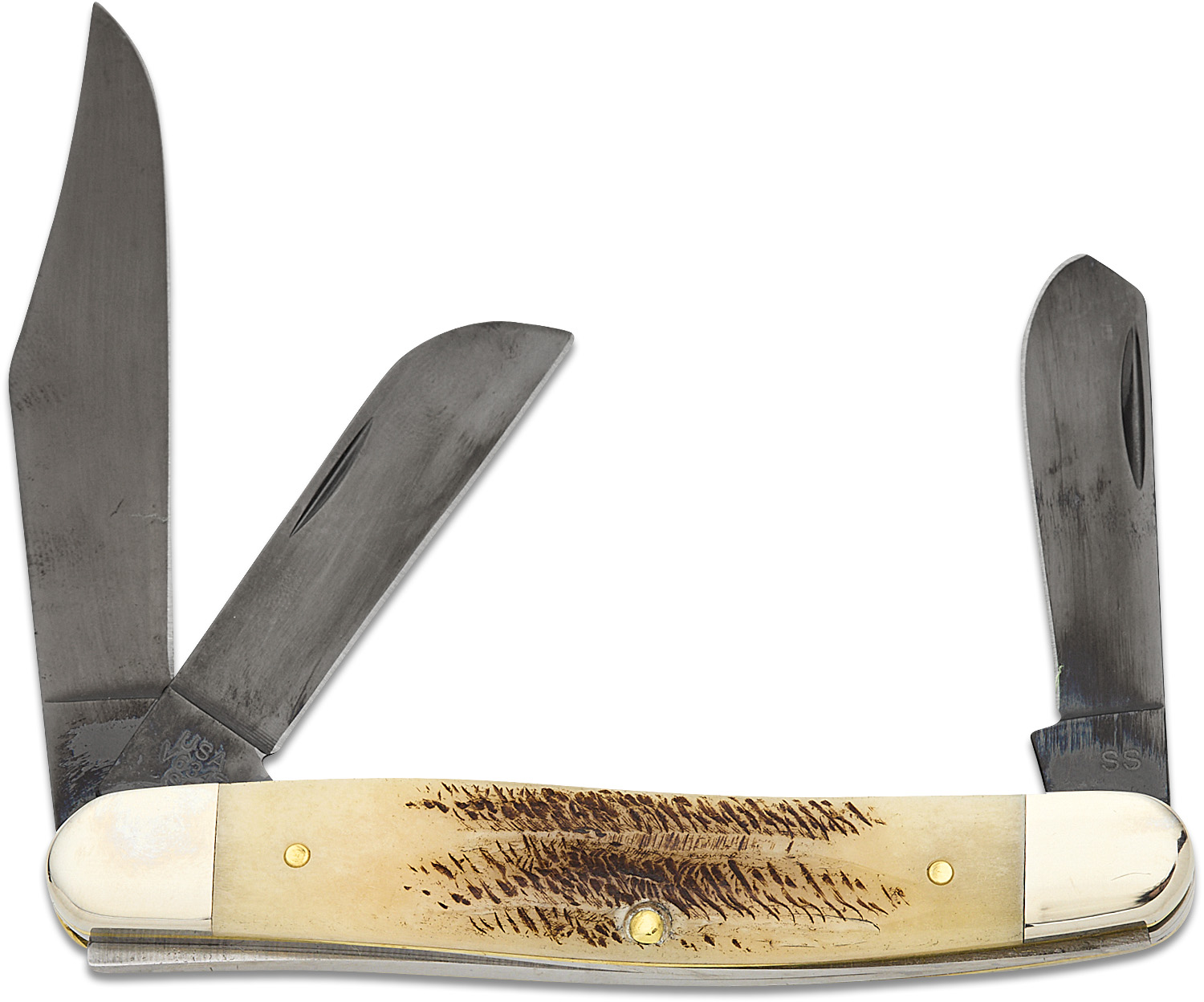 Case Vintage Bone Stockman 3.88" Closed (V6347 SS) - KnifeCenter - 36743