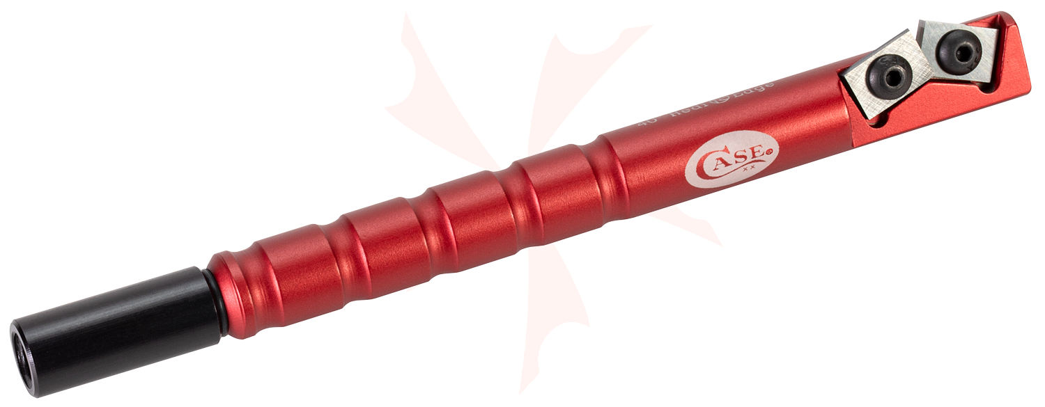 Case Red Tactical Sharpener Rod with Carbide Sharpener - KnifeCenter ...