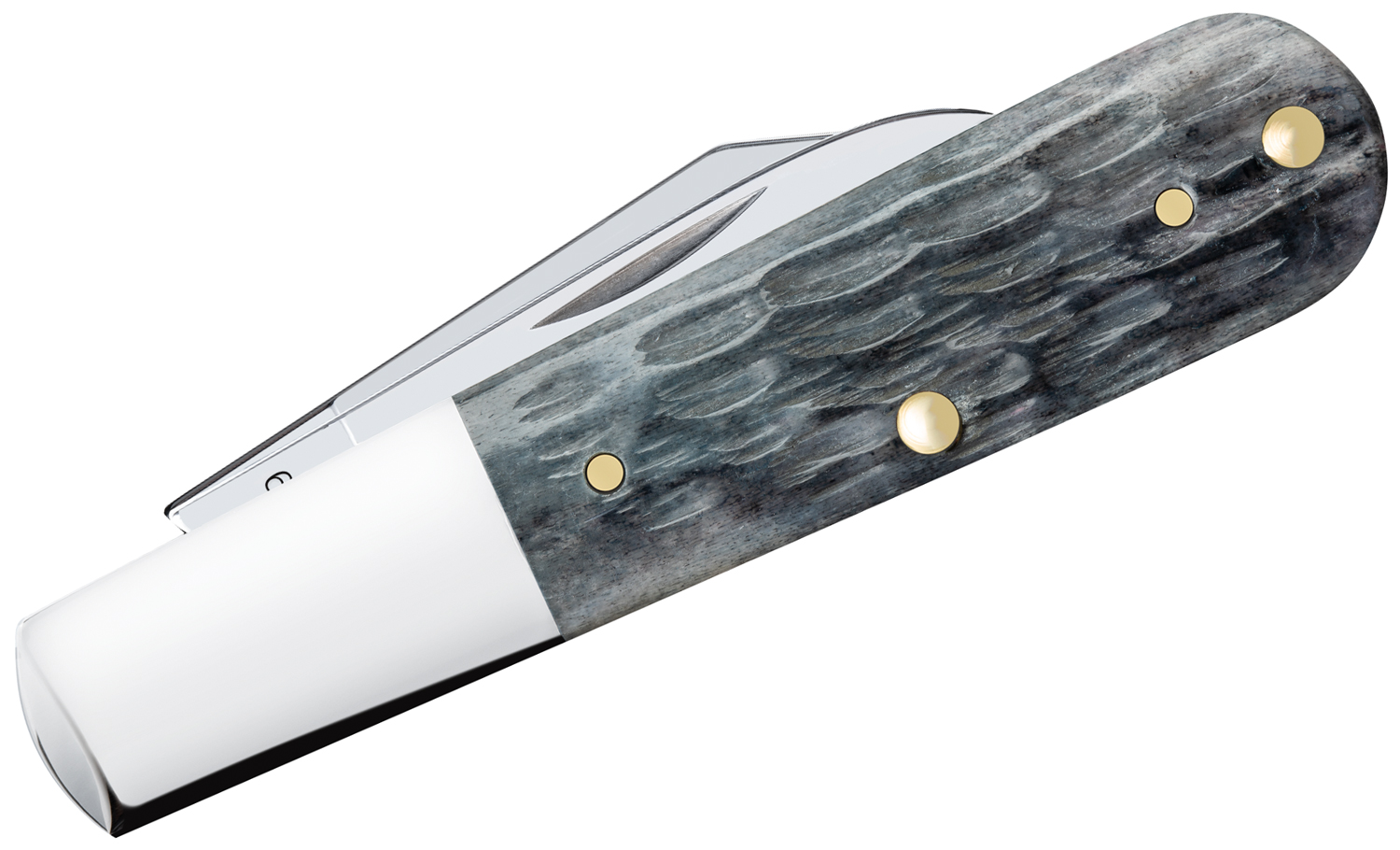 Case Pocket Worn Crandall Jig Gray Bone Barlow 3.38" Closed (62009 1/2 ...