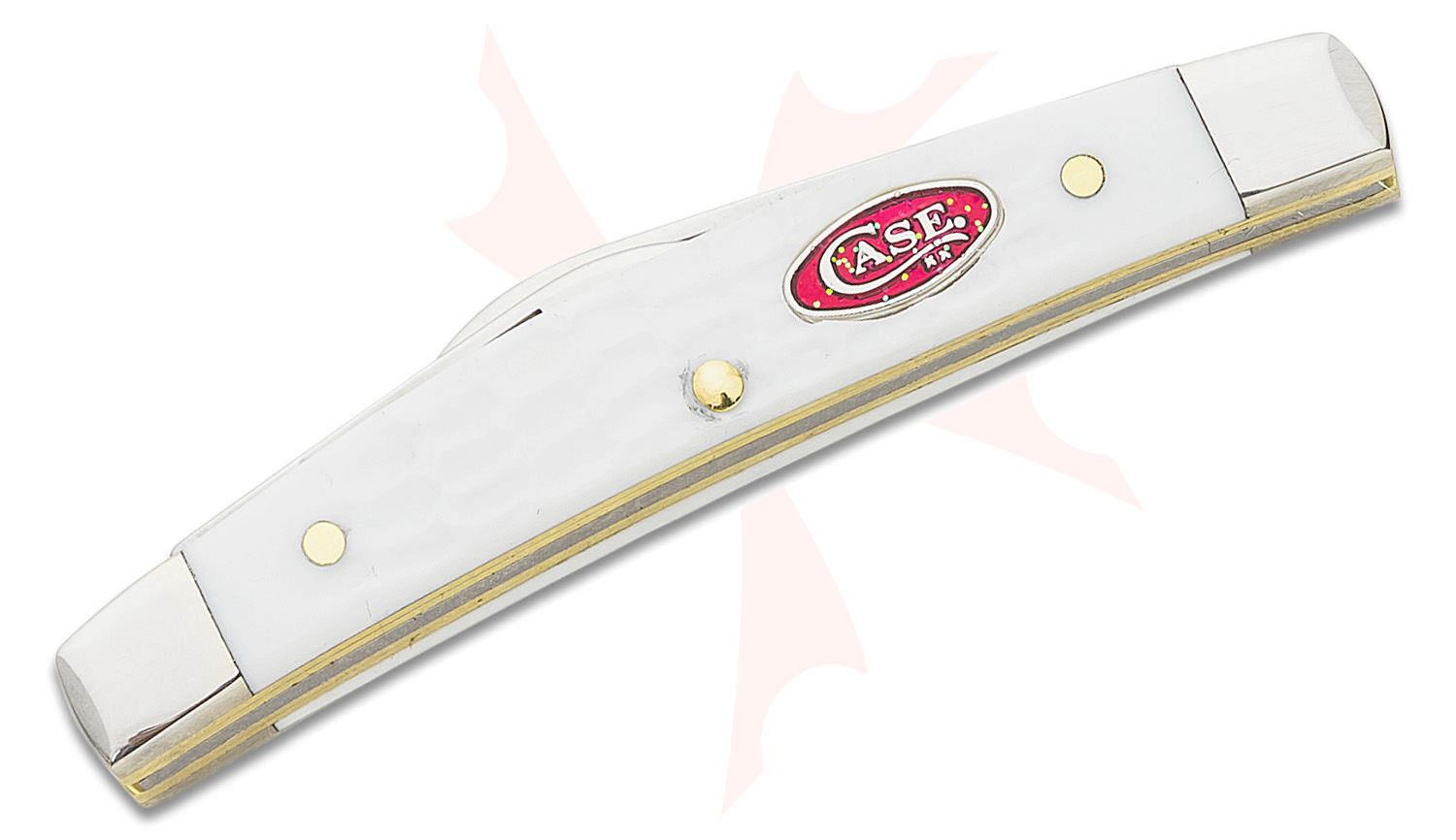 Case SparXX Jigged White Synthetic 2-Blade Small Congress 3.13" (6268 ...