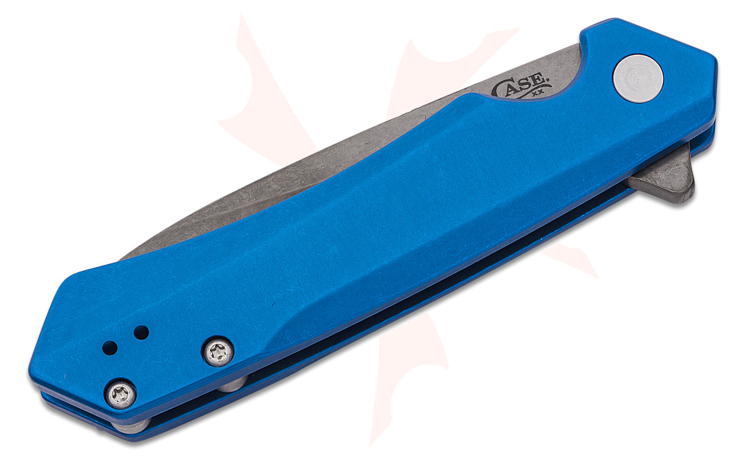 Case Custom Kinzua Flipper Knife 3.4" CPM-S35VN DLC Spear Point Blade ...
