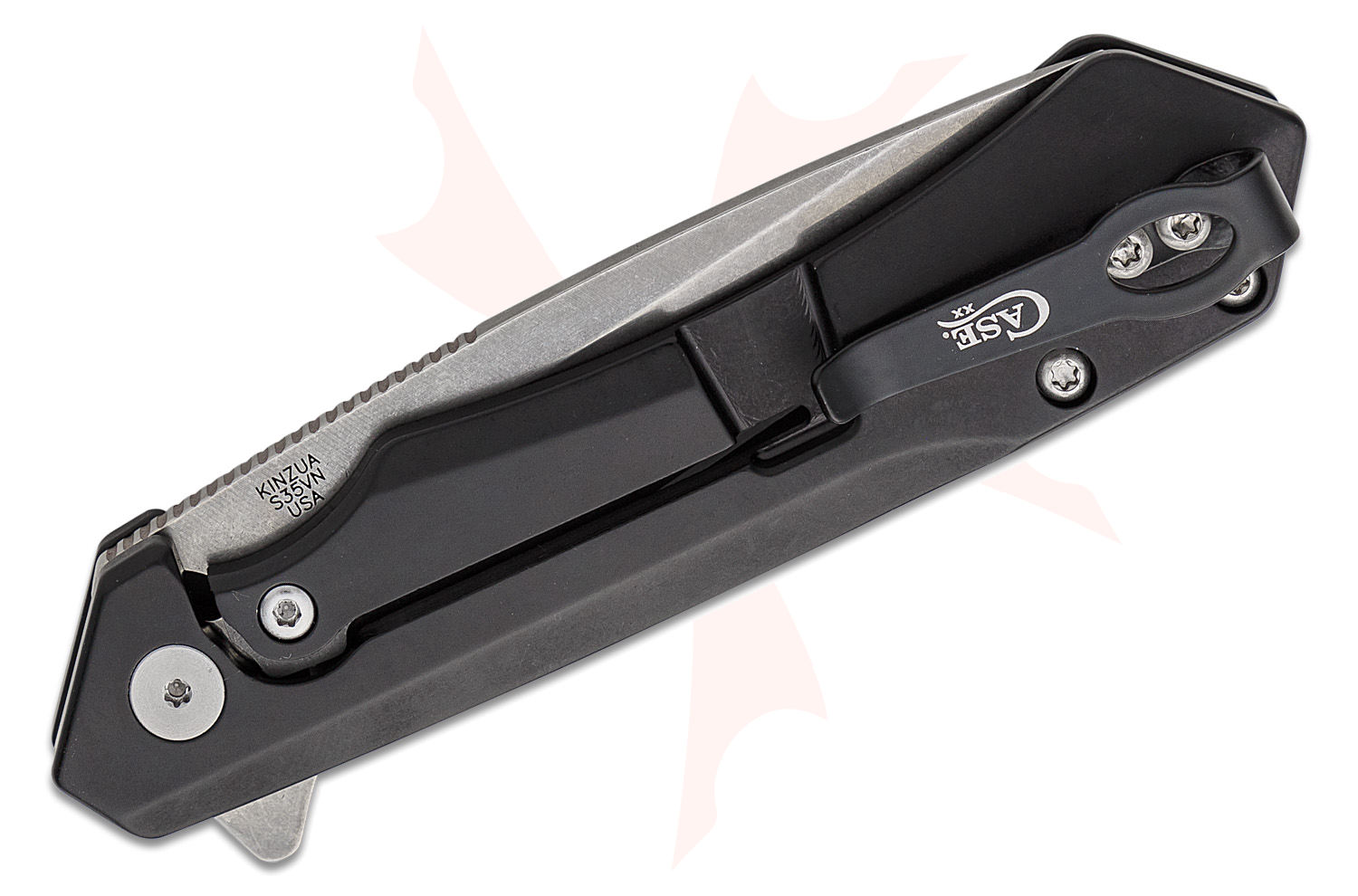 Case Kinzua Flipper Knife 3.4" CPM-S35VN Satin Tanto Blade ...