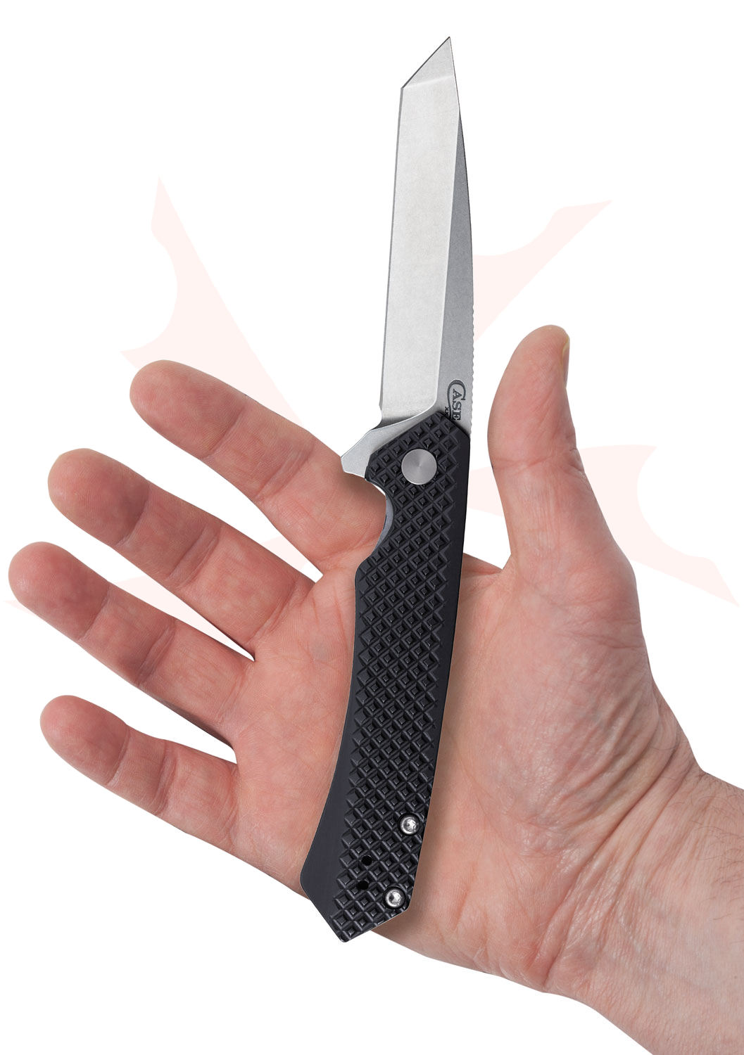 Case Kinzua Flipper Knife 3.4" CPM-S35VN Satin Tanto Blade ...
