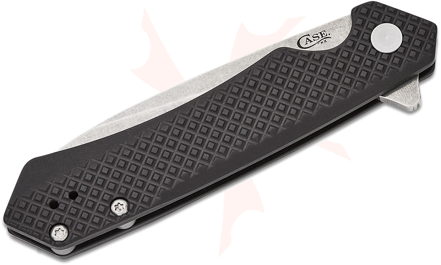 Case Kinzua Flipper Knife 3.4" CPM-S35VN Satin Spear Point Blade ...