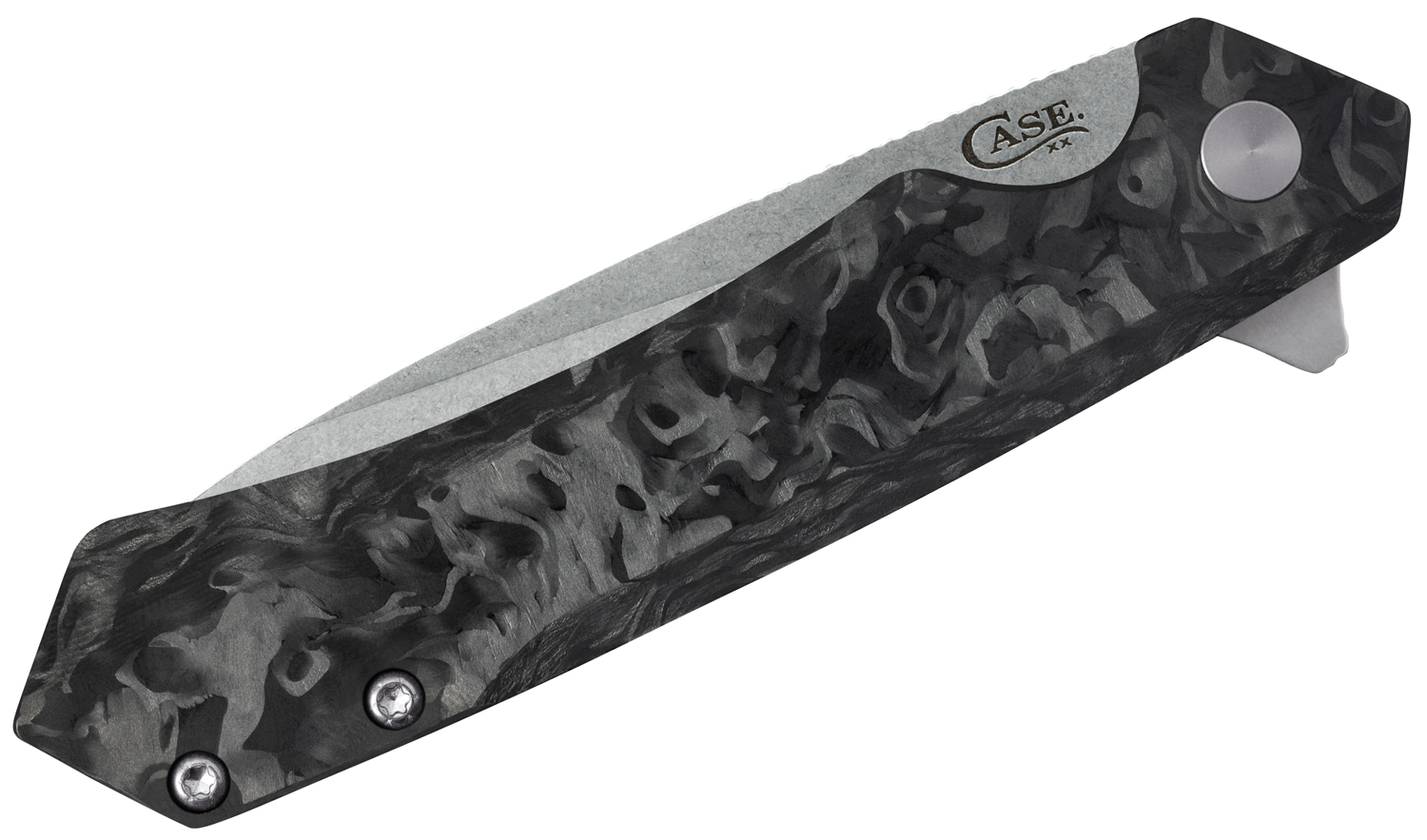 Case Kinzua Flipper Knife 3.4" CPM-S35VN Stonewashed Spear Point Blade ...