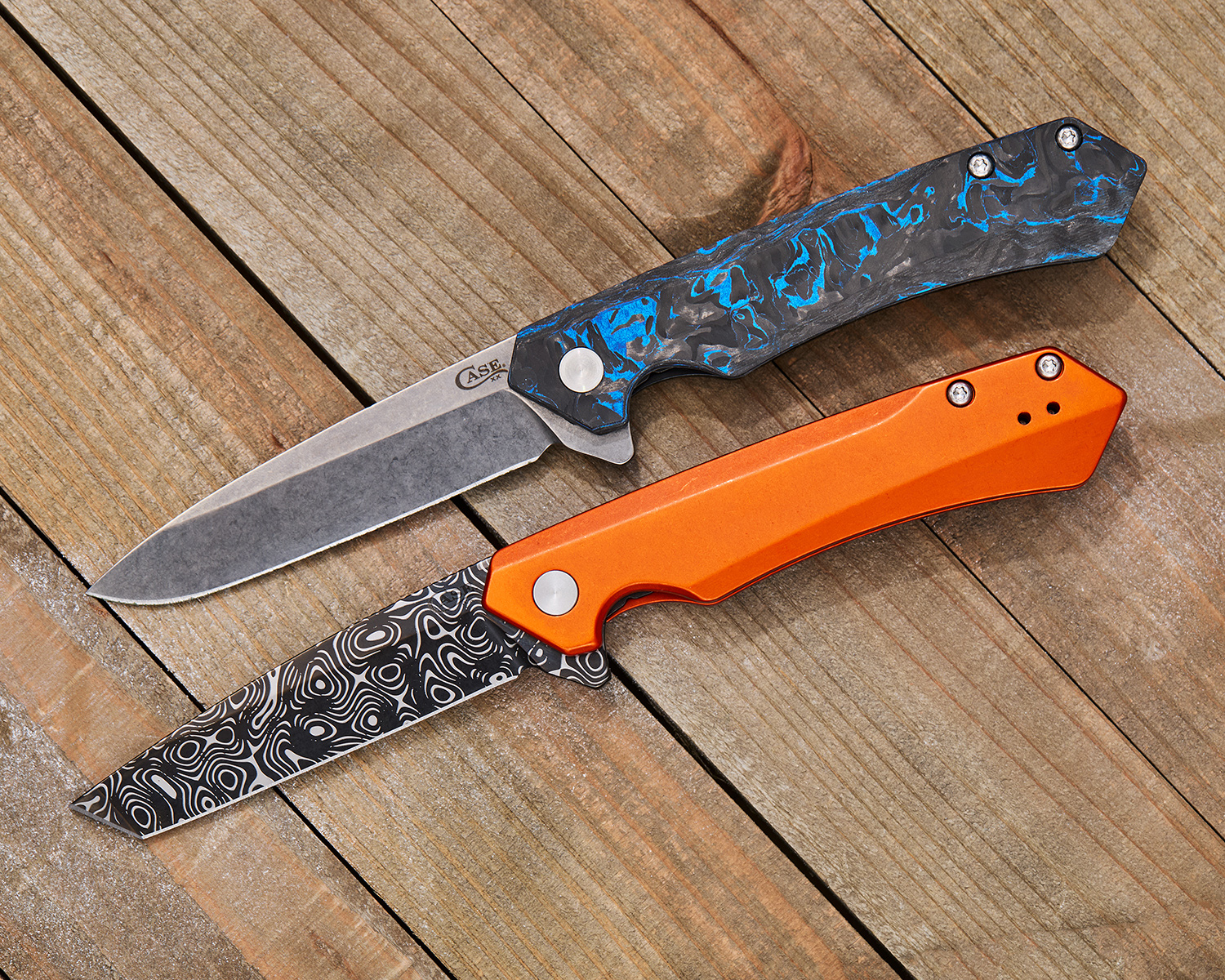 Case Kinzua Flipper Knife 3.4" CPM-S35VN Stonewashed Spear Point Blade ...