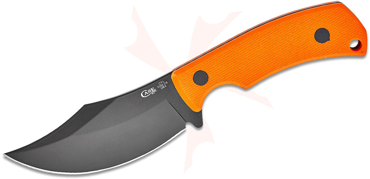Case Chris Taylor CT3 Hunter Fixed Blade 3.62" 1095 Black Coated ...