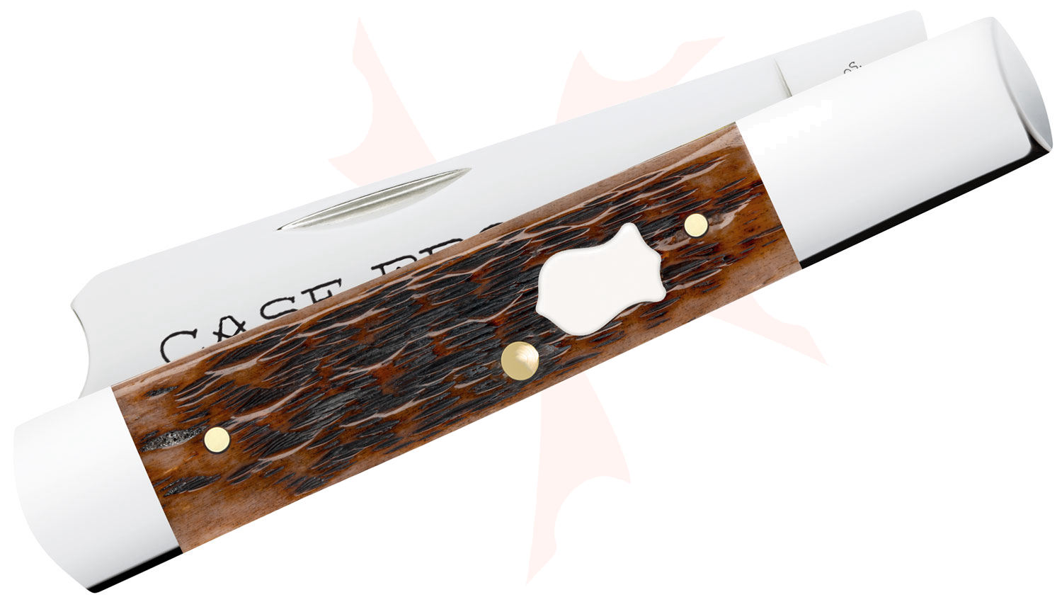 Case Russell Jigged Brown Bone Case Brothers Razor Pocket Knife 3.88 ...