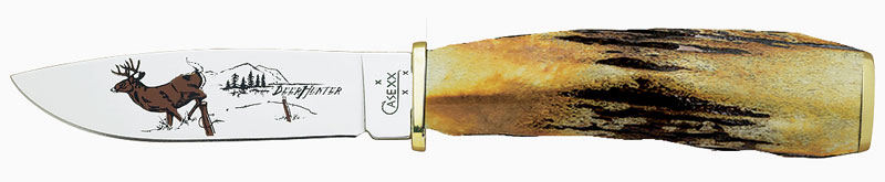 Case Deer Hunter 3-1/4" Fixed Blade Hunting Knife (524-3 1/4 SS ...