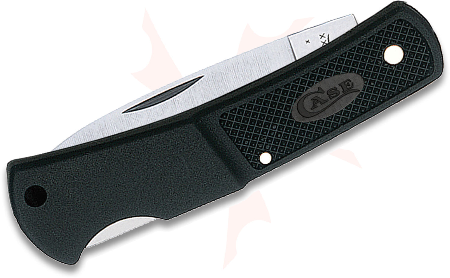 Case 156 Lockback Folding Knife 3" Closed, Black Case Caliber Synthetic ...