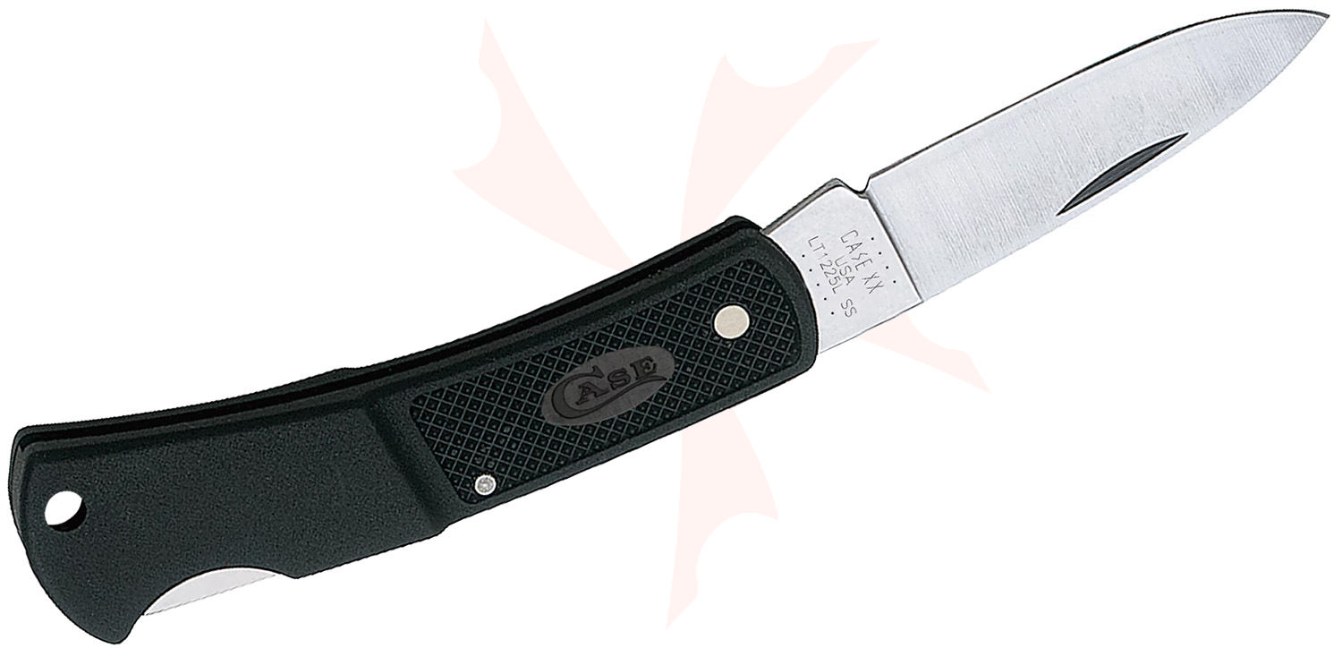 Case 156 Lockback Folding Knife 3" Closed, Black Case Caliber Synthetic ...