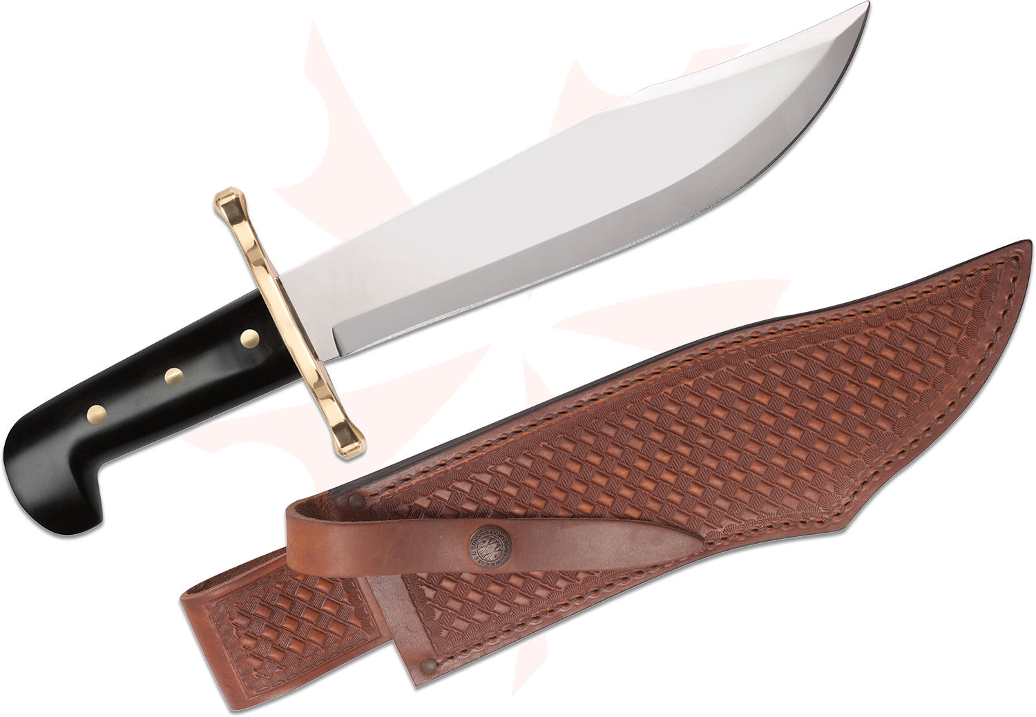 Case Bowie Black Handles 9-1/2" Polished Blade - KnifeCenter - 00286 ...