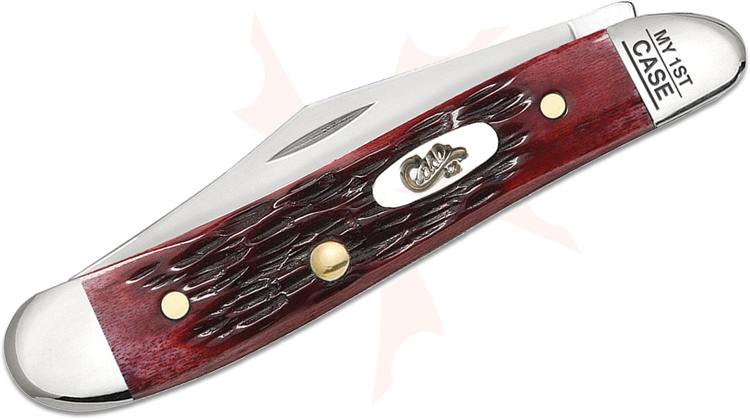 Case My First Case Pocket Worn Old Red Bone Peanut 2-7/8" Closed (6220 ...