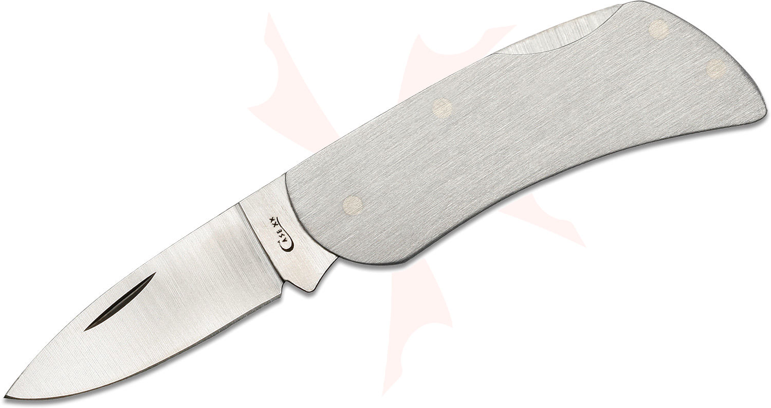 Case 7205 Executive Lockback Folding Knife 2.5" Closed, Stainless Steel ...