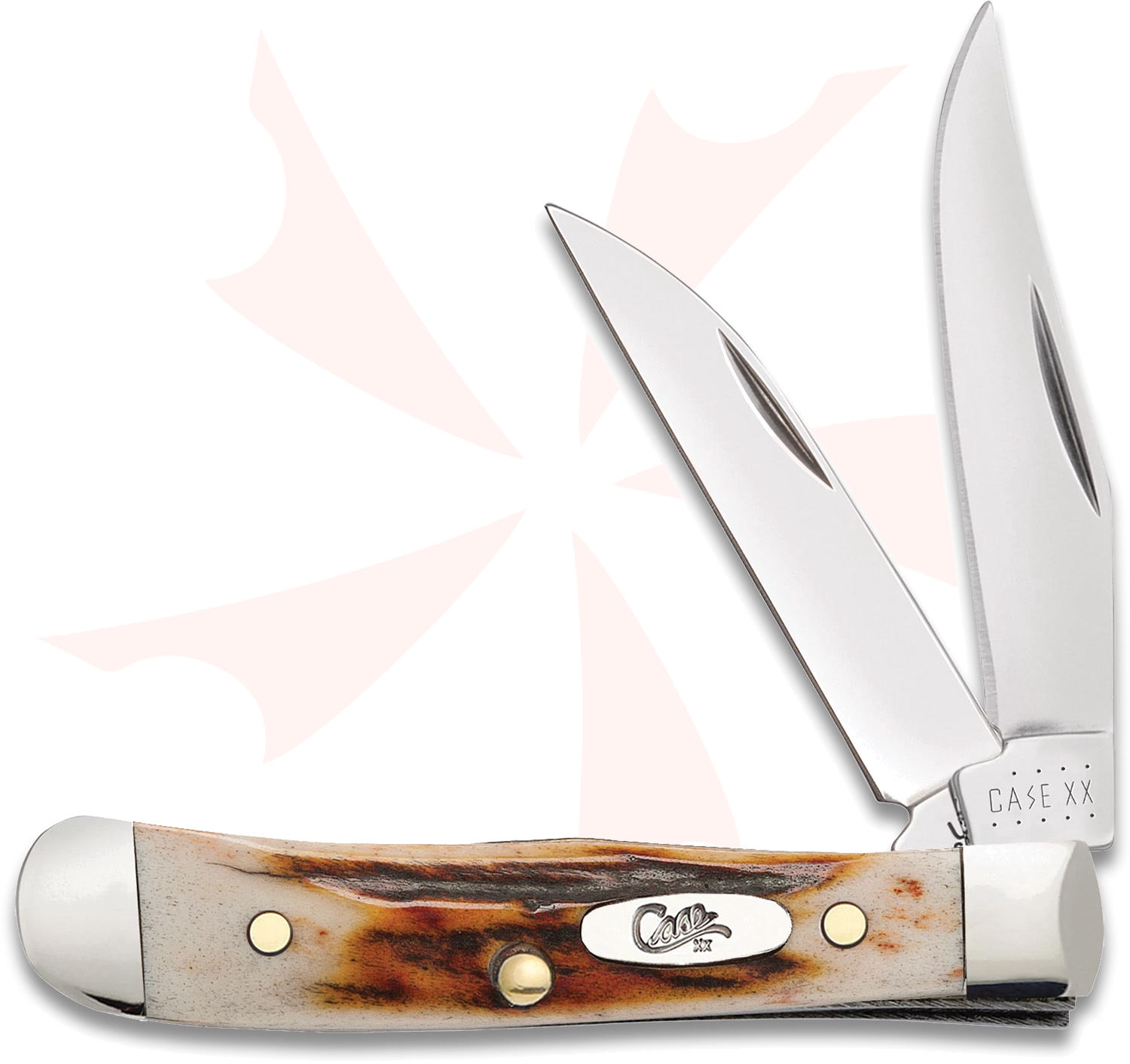 Case Red Stag Tiny Trapper 2.375" Closed (R52154W SS) - KnifeCenter - 09580