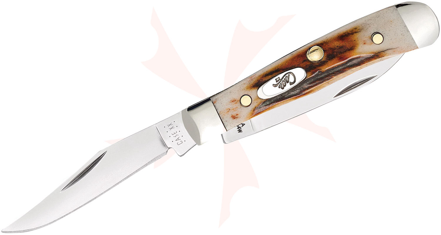 Case Red Stag Tiny Trapper 2.375" Closed (R52154W SS) - KnifeCenter - 09580