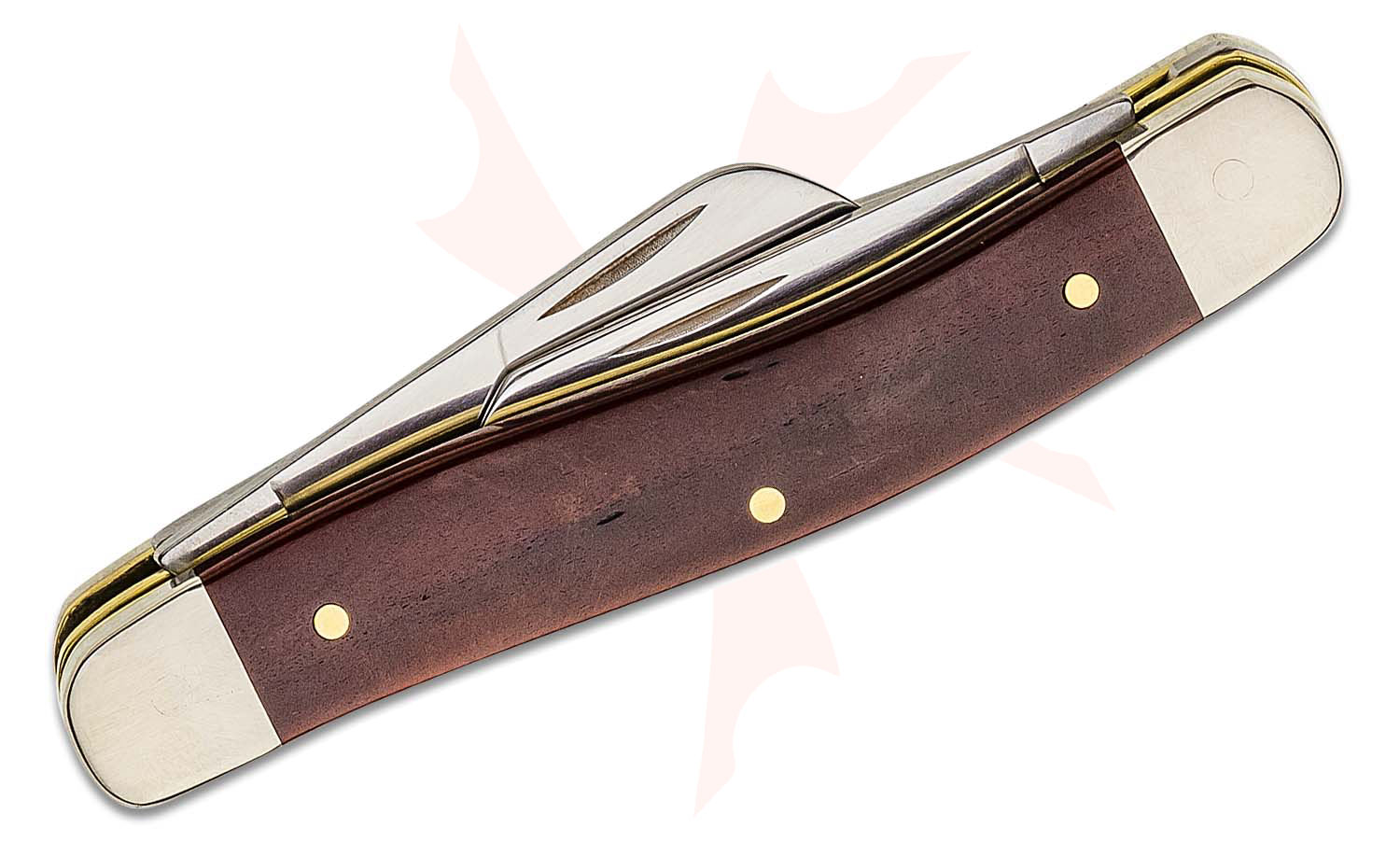 Case Grandpa Embellished Smooth Chestnut Bone Medium Stockman 3.63 ...