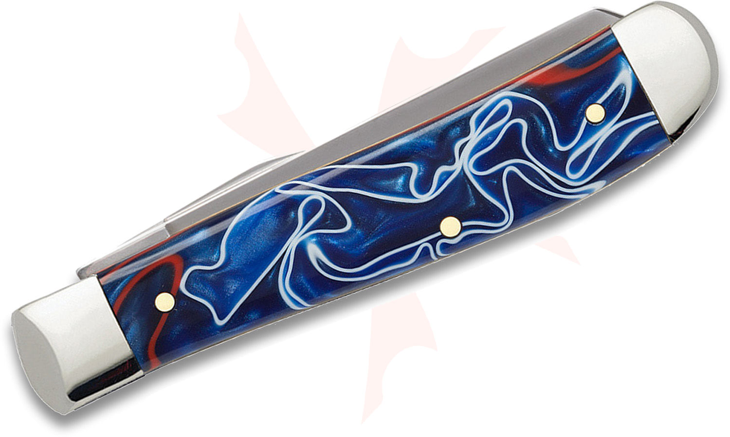 Case Kirinite Patriot Mini Trapper 3-1/2" Closed (10207 SS ...
