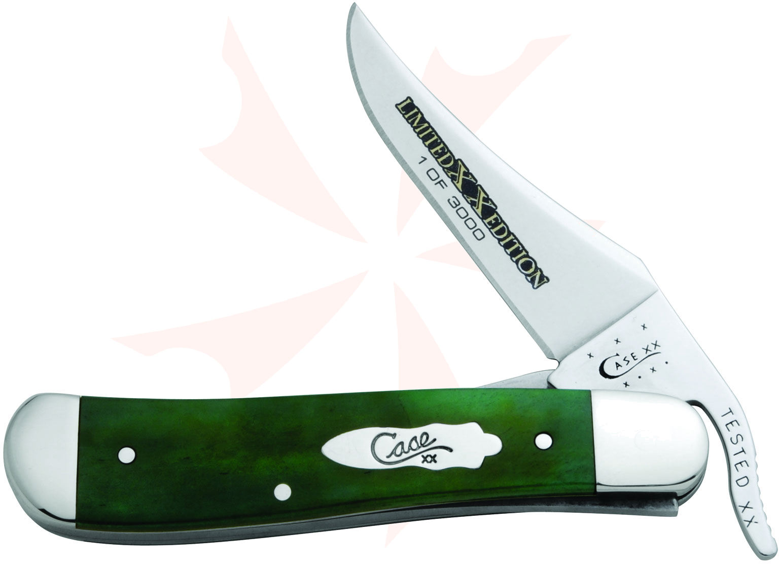 Case Moss Green Bone RussLock 4-1/4" Closed (61953L SS) - KnifeCenter ...