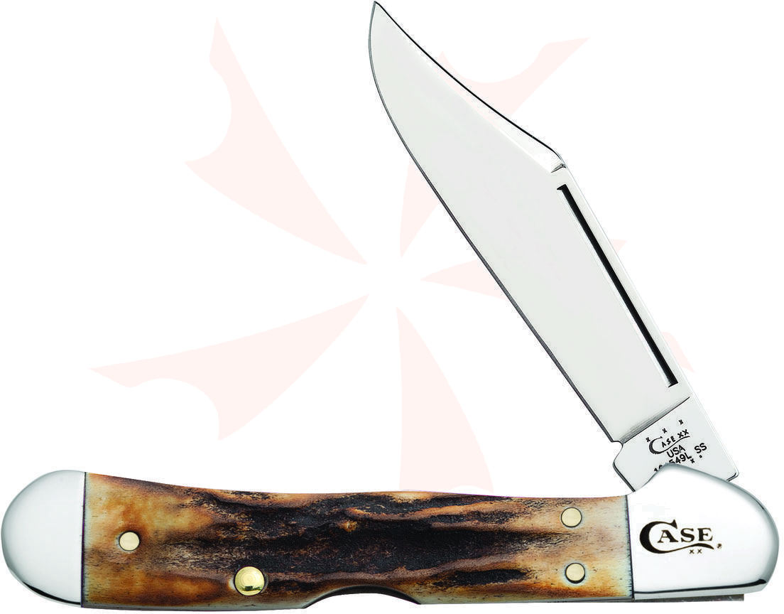 Case Prime Stag Mini CopperLock 3-5/8" Closed (51749L SS) - KnifeCenter ...