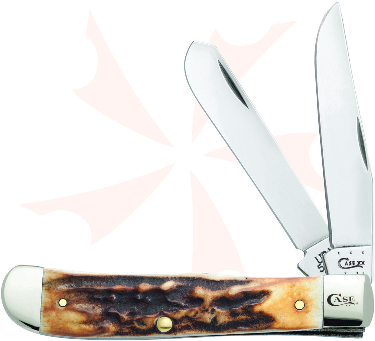 Case Prime Stag Trapper 4-1/8" Closed (5254 SS) - KnifeCenter - 12391 ...