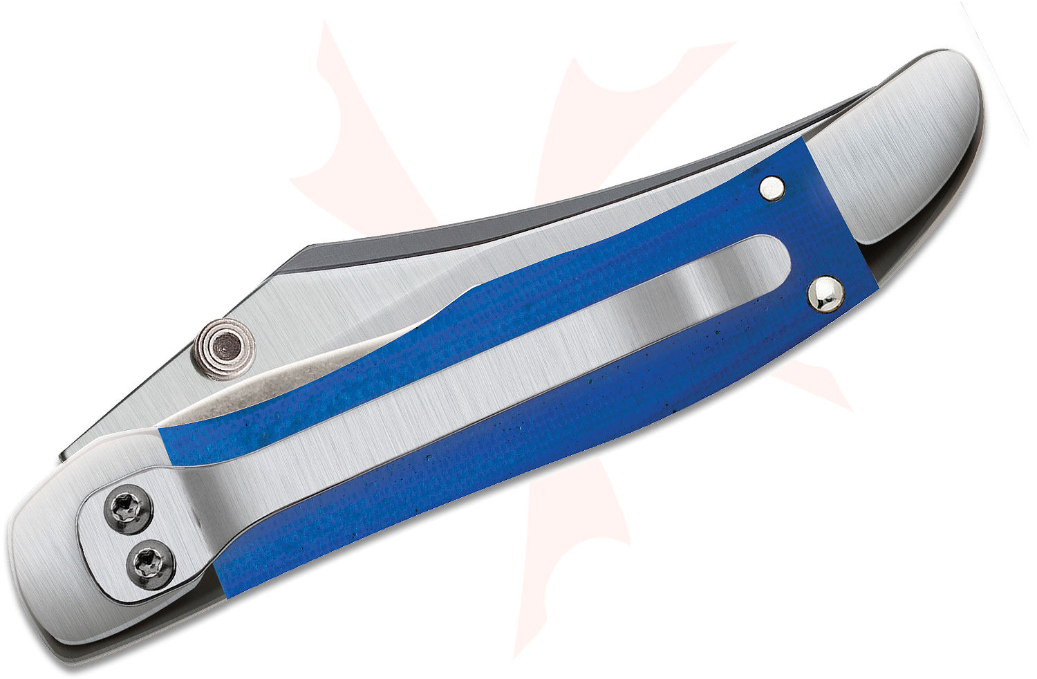 Case Smooth Blue G10 Kickstart Assisted Mid-Folding Hunter Knife with ...