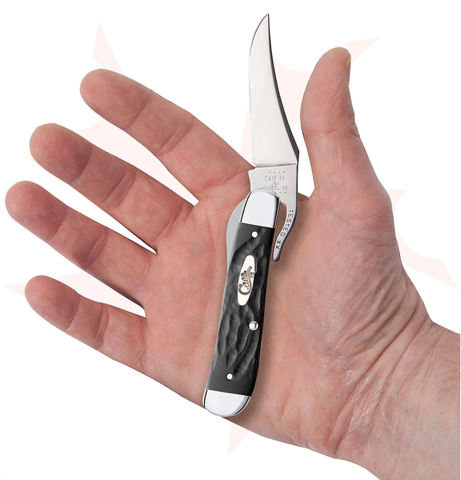 Case Black Jigged Synthetic RussLock 4.25" Closed (61953L SS ...