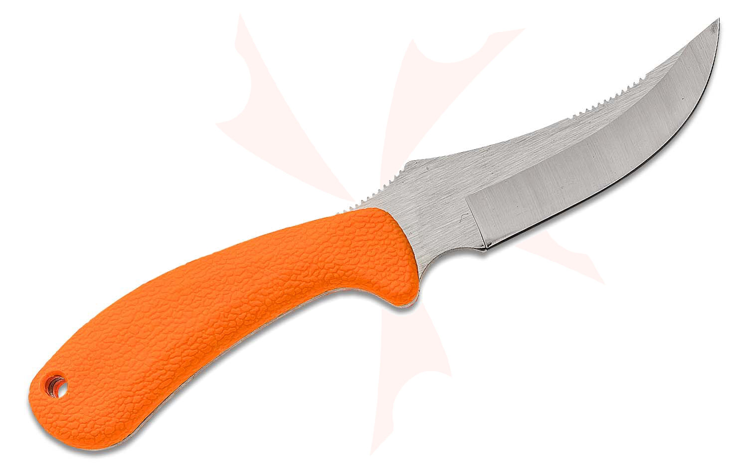 Case Blackie Collins Ridgeback Hunter 4" Upswept Skinner Blade, Orange ...