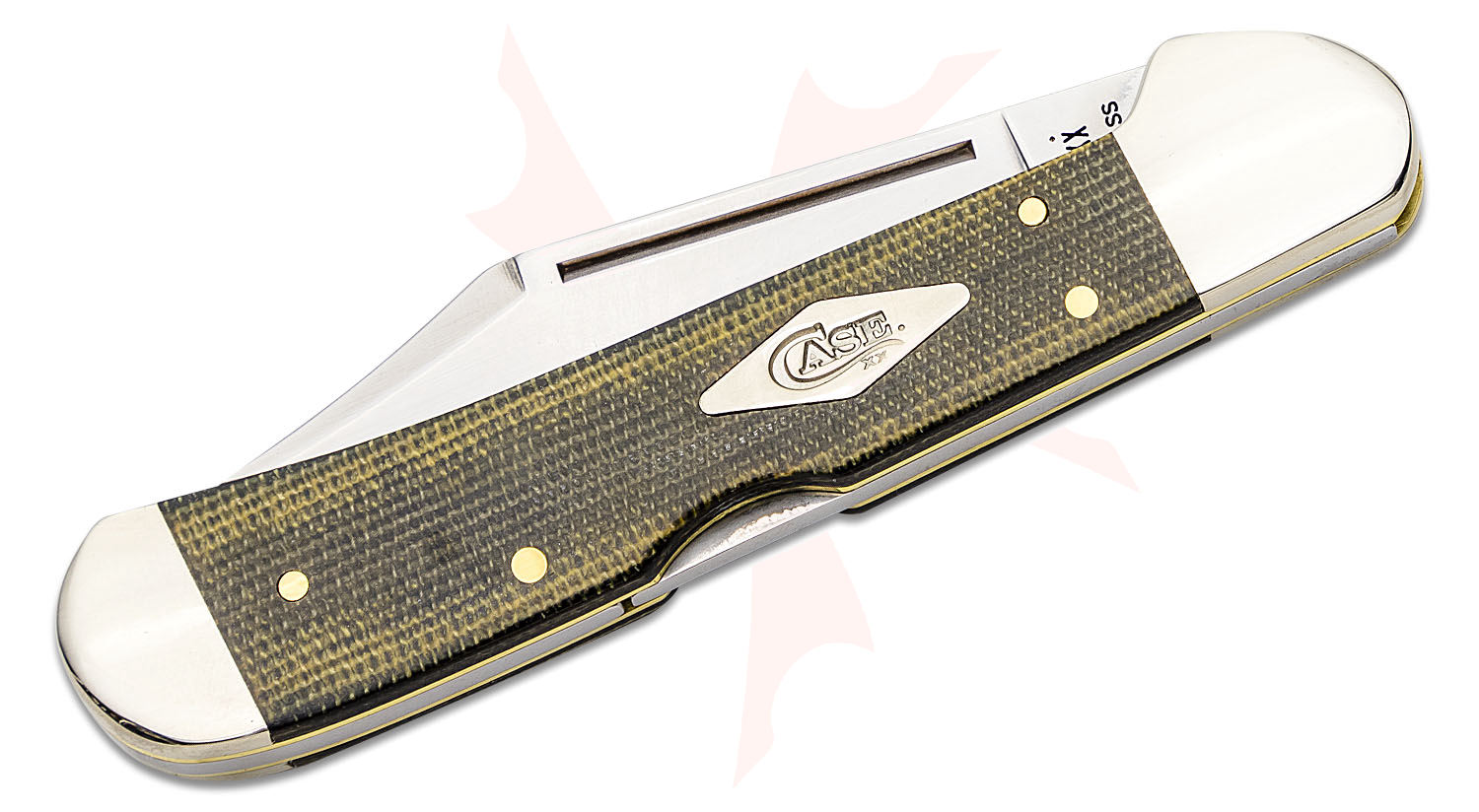 Case SHOT Show 2022 Smooth Green and Black Micarta Copperlock Pocket ...