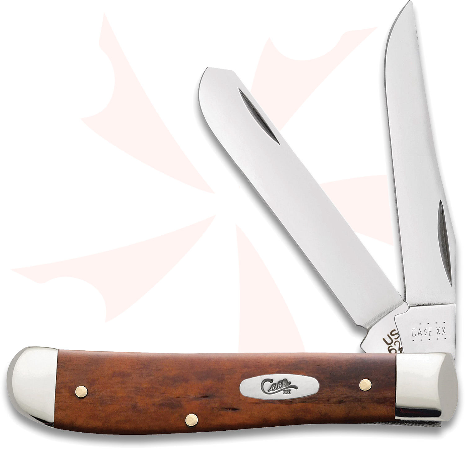 Case Smooth Chestnut Bone Mini Trapper 3-1/2" Closed (6207 SS ...