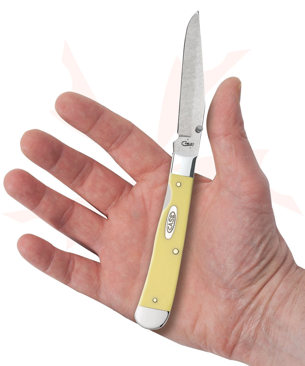 Case Yellow Synthetic TrapperLock 4.13" Closed (3154LC CV ...